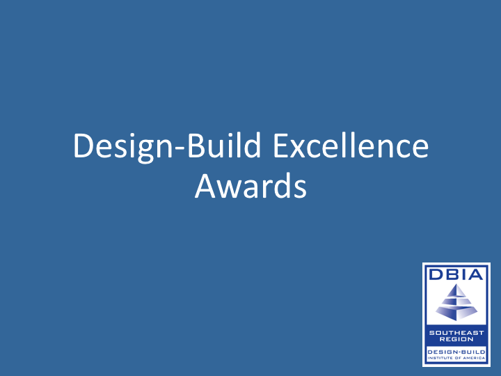 Award Winners | Design-Build Institute of America - Southeast Region